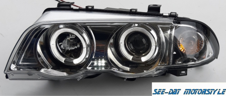 Bmw E46 4 Door Pre Facelift Angel Eye Headlights Chrome – Seeger D-See ...