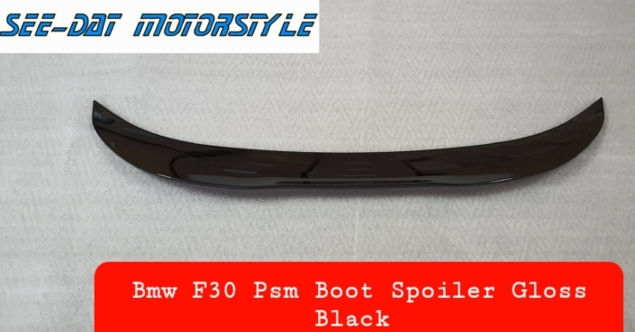 Bmw F30 Boot Spoiler Psm Style – Seeger D-See-Dat M