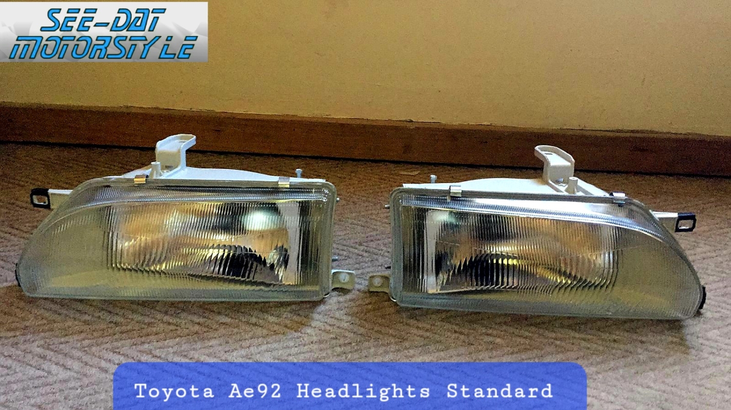 Toyota Corolla Ae92 Headlights Standard – Seeger D-See-Dat M