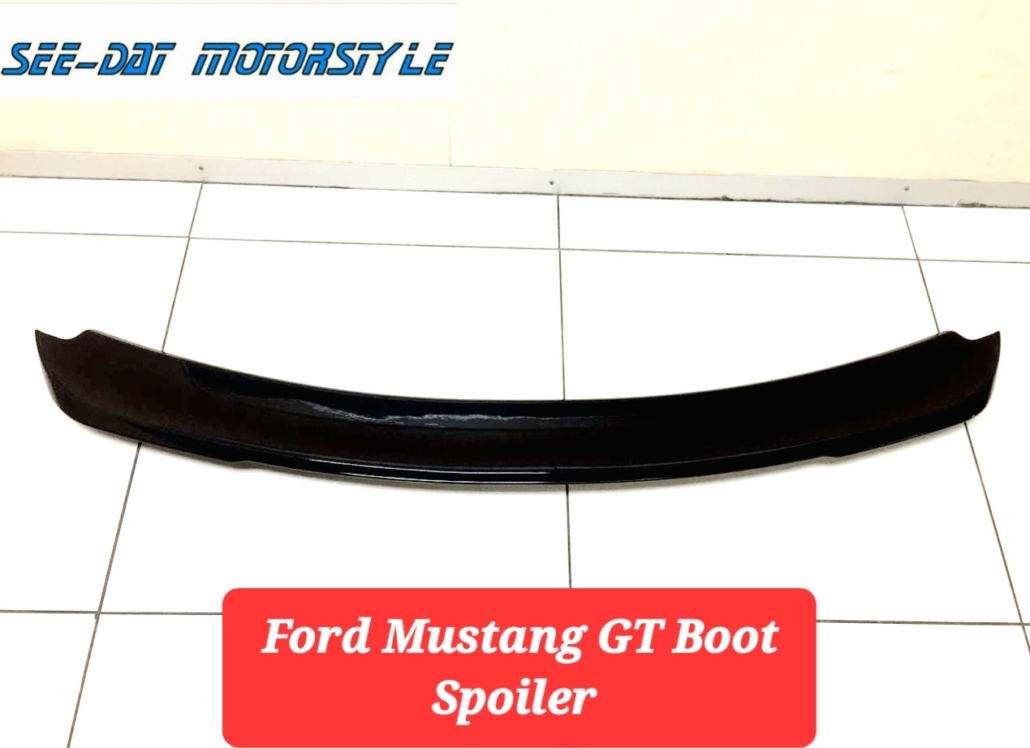 Ford Mustang GT Boot Spoiler Gloss Black – Seeger D-See-Dat M