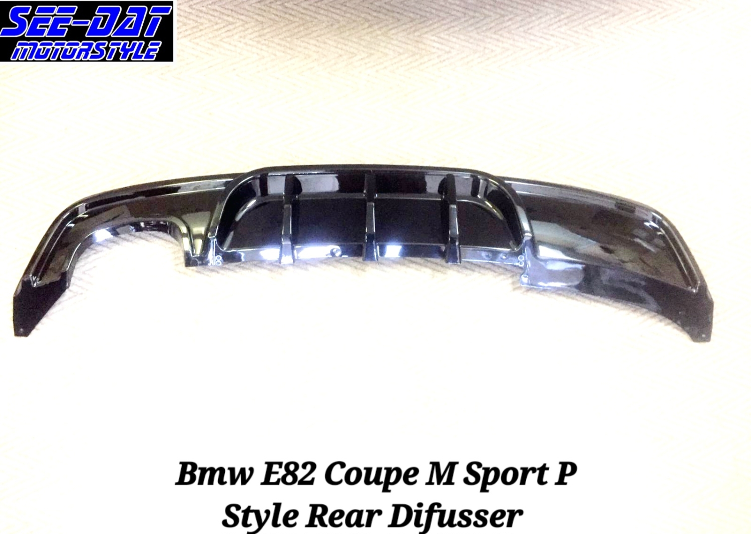 Bmw E82 Rear Difusser Double Outlet One Side – Seeger D-See-Dat M